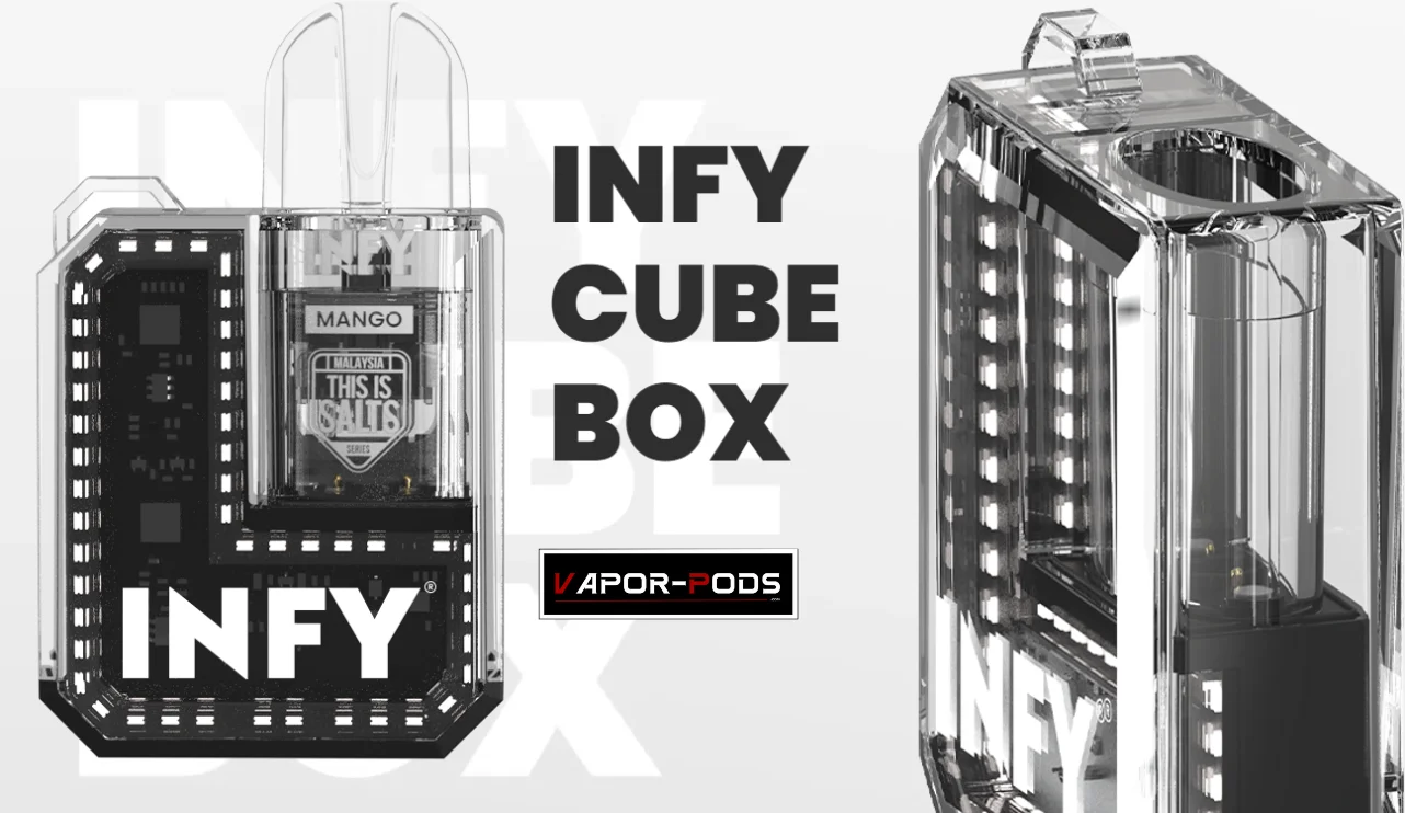 INFY CUBE BOX พอตเปลี่ยนหัวinfy รุ่นใหม่ น่ารักสุดๆ - VAPOR-PODS