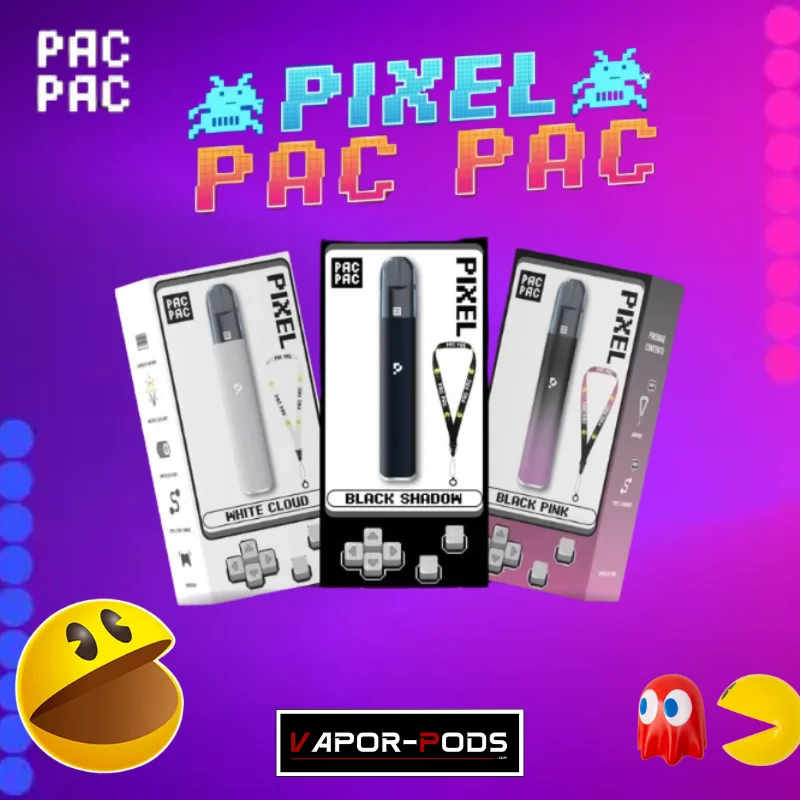 PACPAC PIXEL พอตเปลี่ยนหัว รุ่นใหม่ แถมสายคล้องคอ - VAPOR-PODS