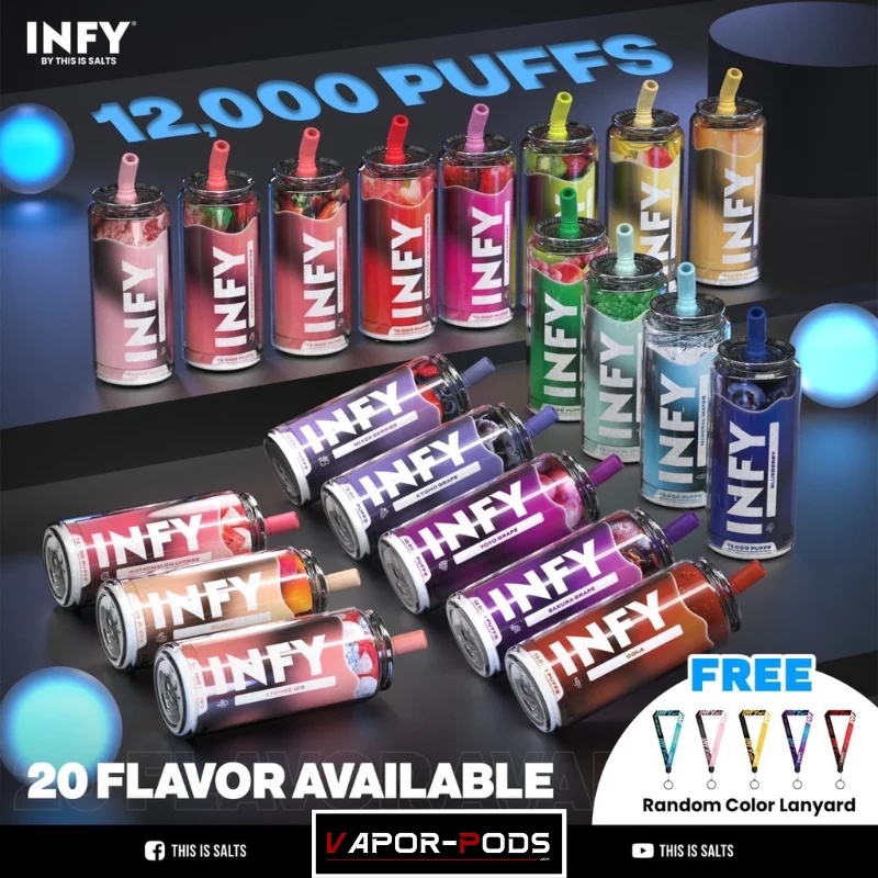 INFY 12000 Puffs พอตใช้แล้วทิ้ง 12000คำ จากค่าย This is Salts รุ่นใหม่ ...
