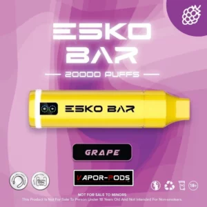 Esko Bar 20000 Puffs พอตใช้แล้วทิ้ง 20000 คำ มีจอ แถมสายคล้องคอ - VAPOR ...